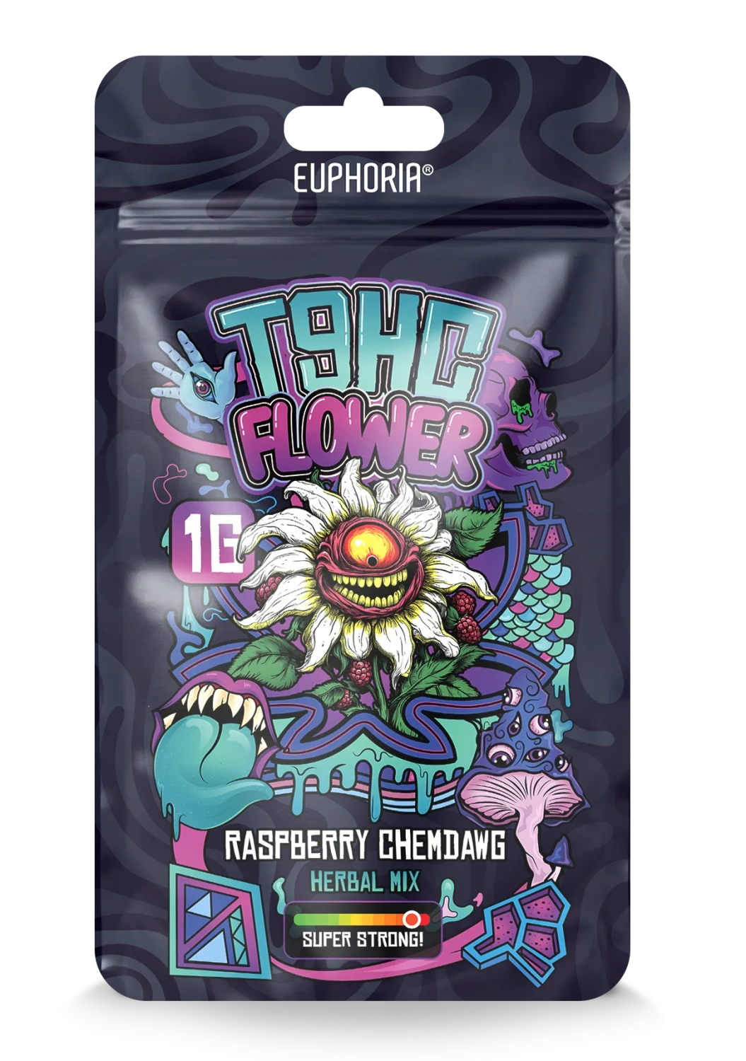 Euphoria T9HC Herbal Mix Raspberry Chemdawg, 1 g