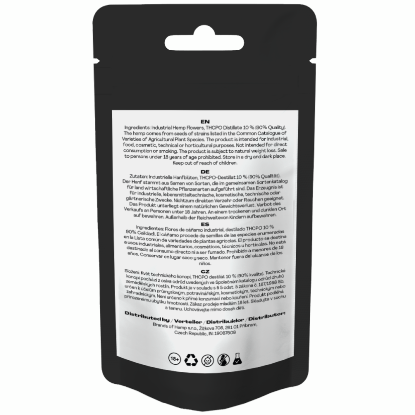 Canntropy THCPO Flower Sour Tangie, THCPO 90% quality, 1g - 100g