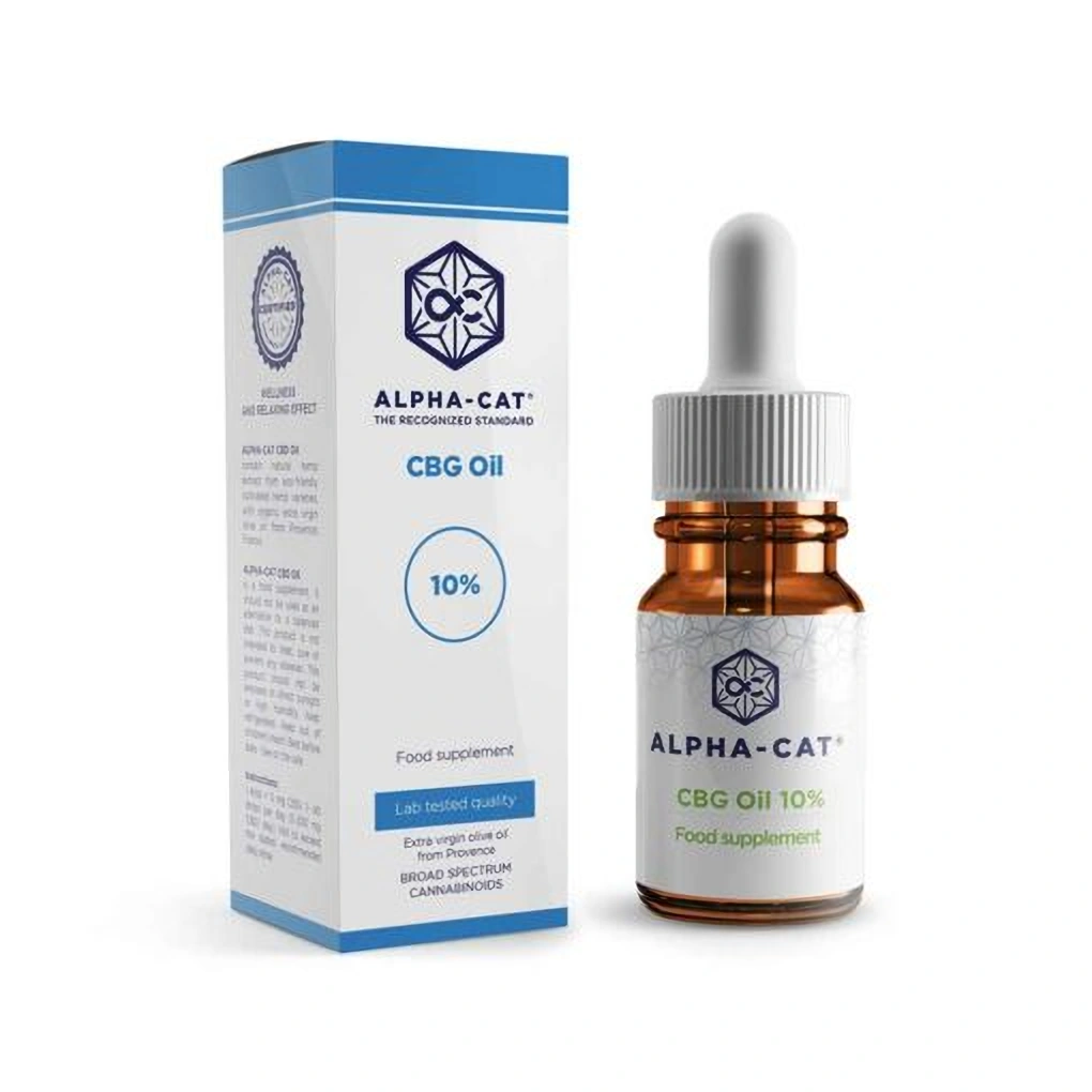 Alpha-CAT CBG Hemp oil 10%, 3000mg, 30 ml