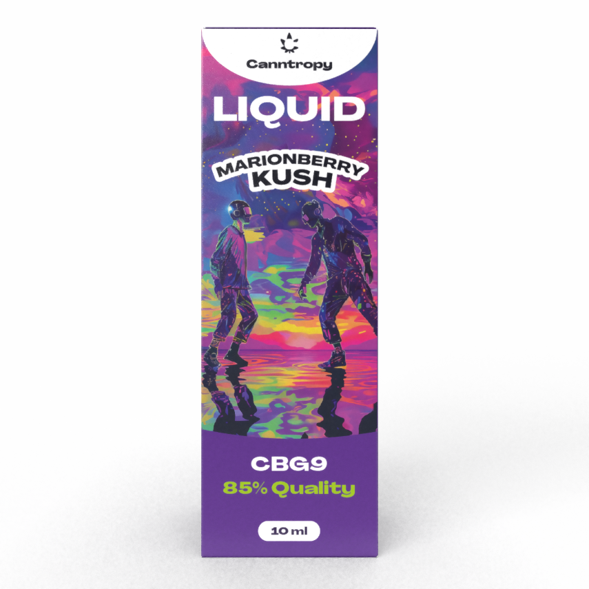 Canntropy CBG9 Liquid Marionberry Kush, jakość CBG9 85%, 10 ml