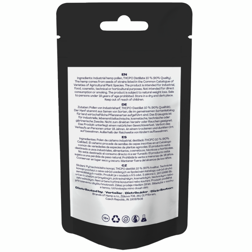 Canntropy THCPO Hash Hawaiian Haze, THCPO 90%-os minőség, 1g - 100g