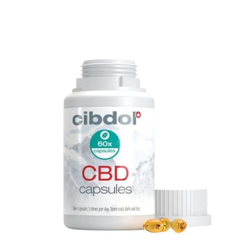Cibdol cápsulas softgel 30% CBD, 3000 mg CBD, 60 cápsulas