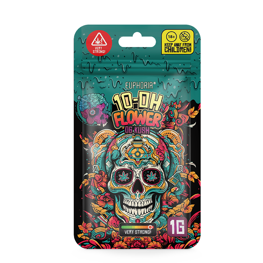 Euphoria 10-OH-HHC Flowers - OG Kush, 1 g