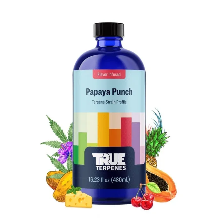 True Terpenes Ponche de papaya con sabor a infusión (5 ml - 960 ml)