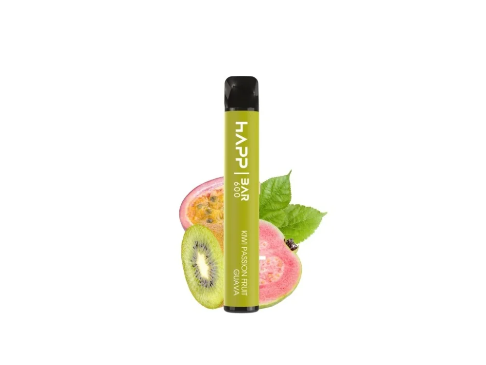 Happ Bar 600 Vape Pen Kiwi Maracuyá Guayaba, 2 ml