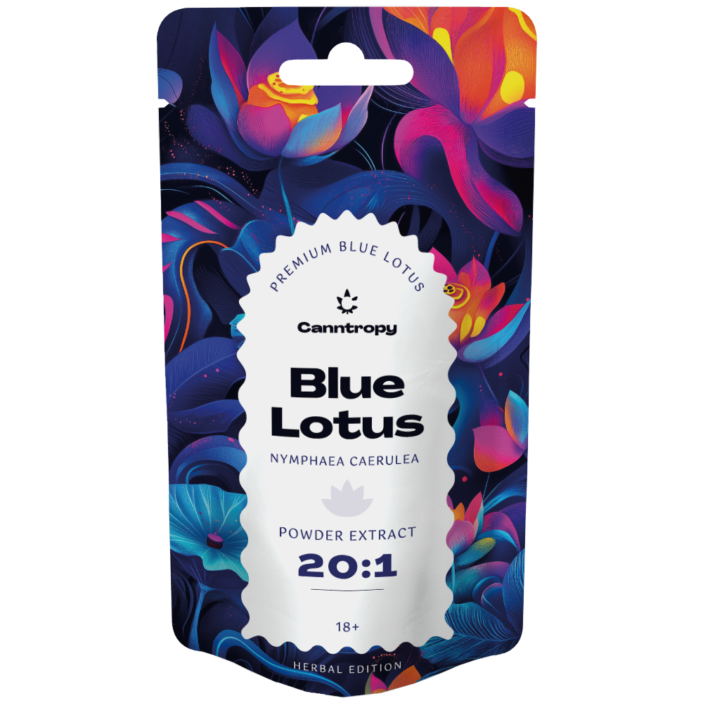 Canntropy Blue Lotus (Nymphaea Caerulea) Powder Extract 20x, 5g - 100g