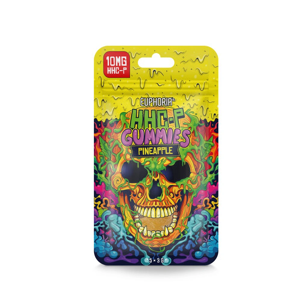 Euphoria HHCP Gummies Dứa, 5 miếng x 2 mg, 10 mg